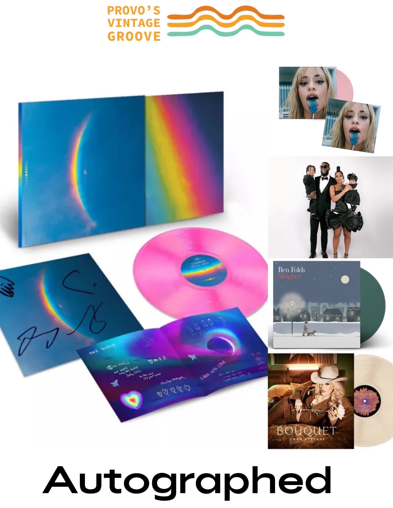 PVG's Autographed Album Collection – Provo's Vintage Groove