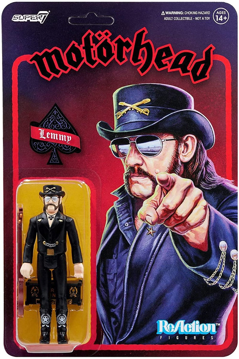 Super7 - Motorhead ReAction Figure - Lemmy Modern Cowboy (Collectible ...